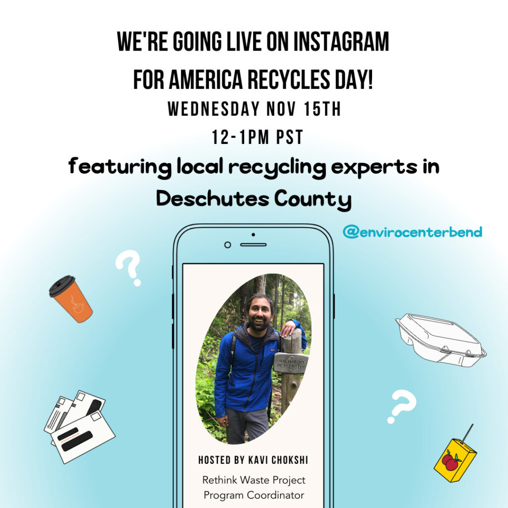 America Recycles Day on IG LIVE! | The Environmental Center